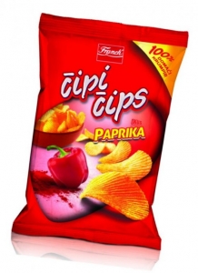 Cipi Cips Paprika 190 g - Franck