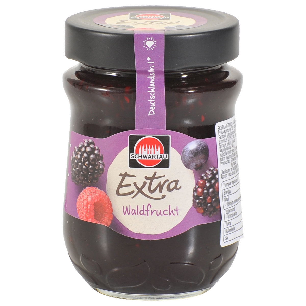 Jam extra wild fruits Schwartau 340g